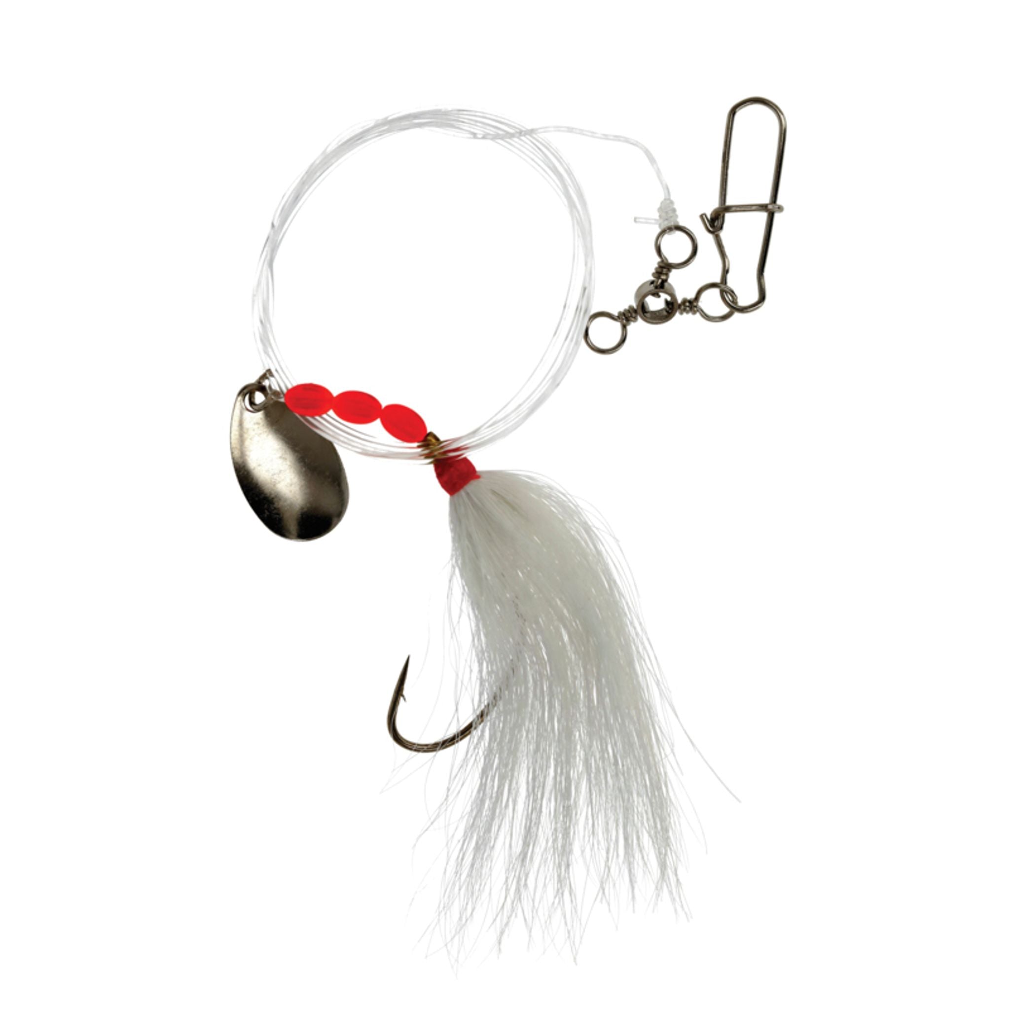 Lazer Fluke Spinner White Bucktail – Eagle Claw